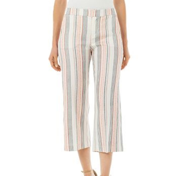 Liverpool Los Angeles | Pants & Jumpsuits | Liverpool Los Angeles Striped Cropped Pants | Poshmark